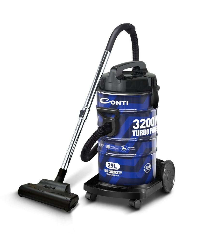Conti Drum Vacuum 3200W 29Liters - Blue VCD3205 G | Newton Stores